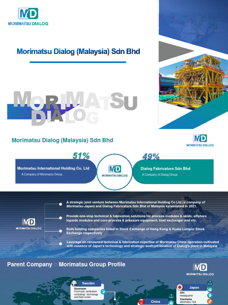 Profile Morimatsu Dialog Malaysia SDN BHD | PDF | Climate Change ...