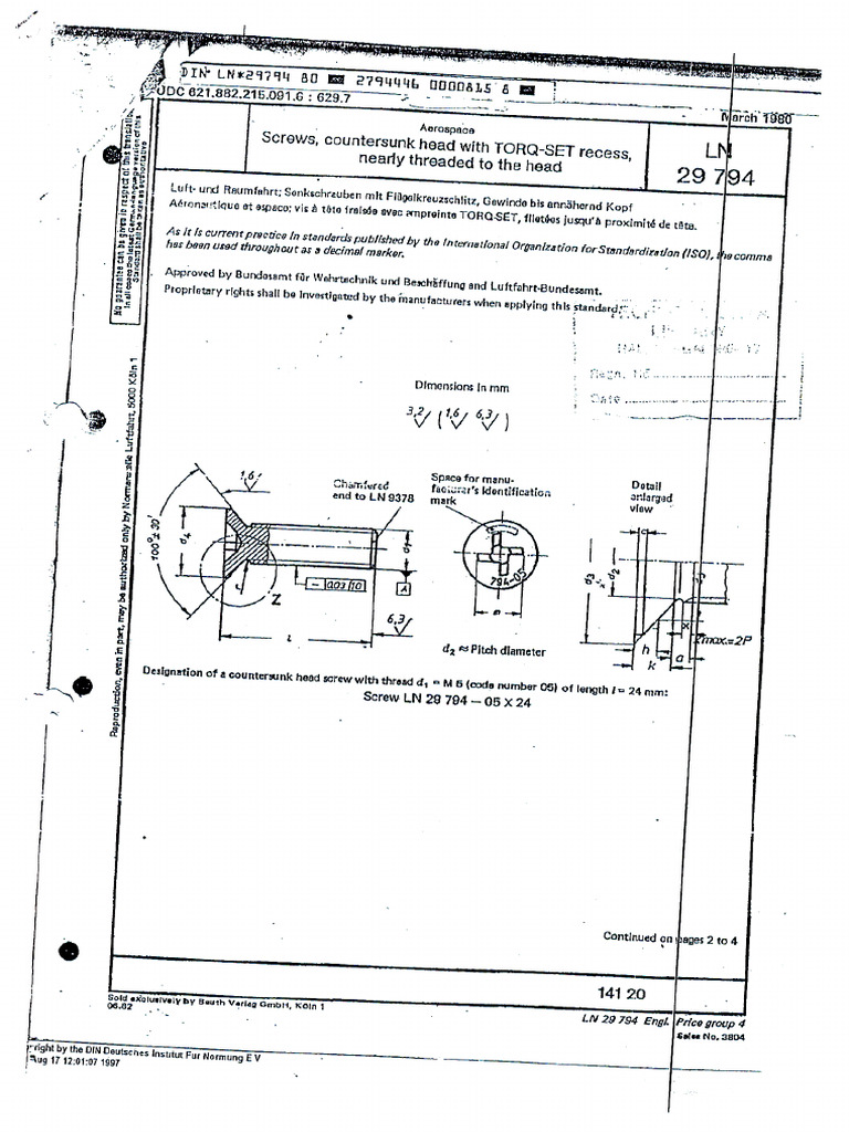 LN29794 Screw | PDF
