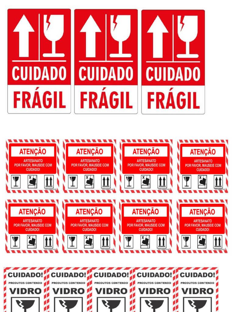 Etiqueta Produto Fragil | PDF