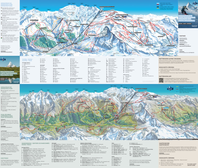 Zermatt Piste Map and Highlights | PDF
