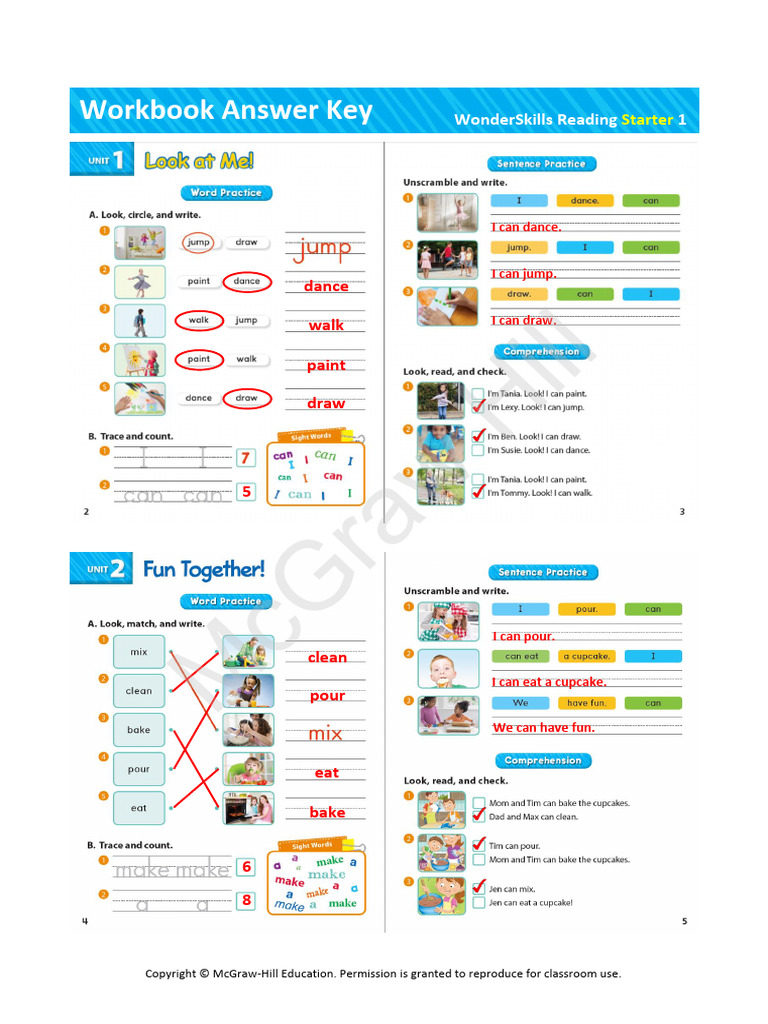 WB Answer Key_Starter 1（练习册答案） | PDF | Hobbies | Domesticated Animals