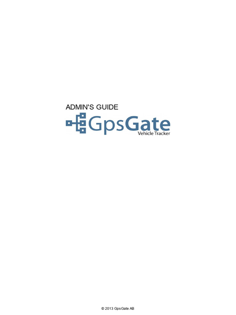 GpsGate Admin's Guide Overview | PDF | World Wide Web | Internet & Web