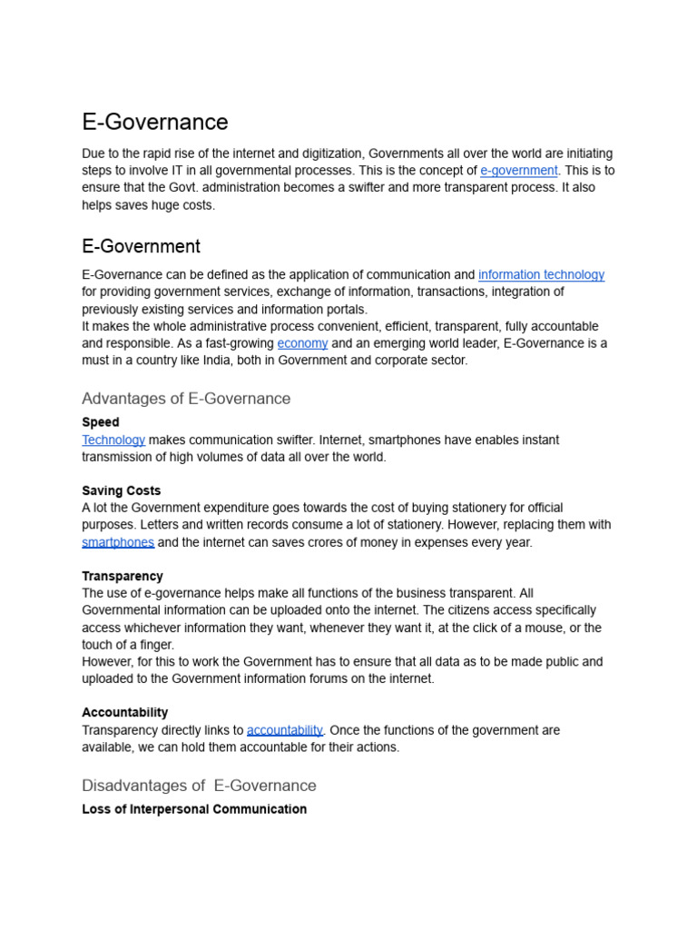 E Governance | PDF | E Commerce | Brand