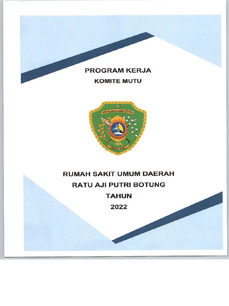 Program Kerja Komite Mutu (PMKP 1 Ep3) | PDF
