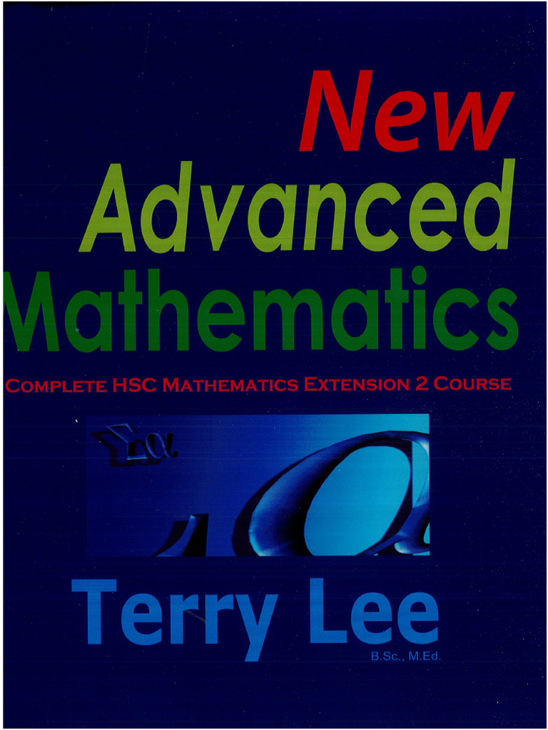(Lee, 2019) New Advanced Mathematics Extension 2 | PDF