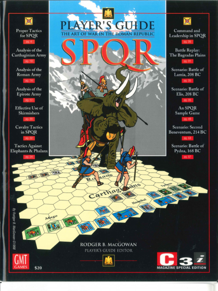 GMT SPQR Player Guide | PDF