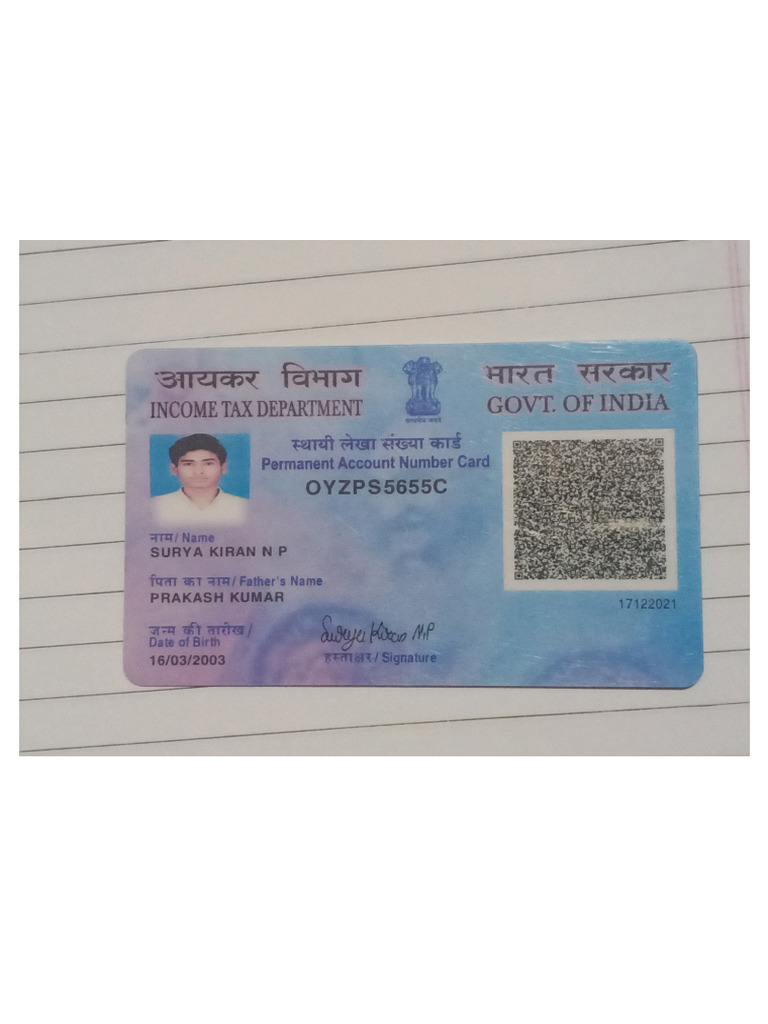 Pan Card | PDF