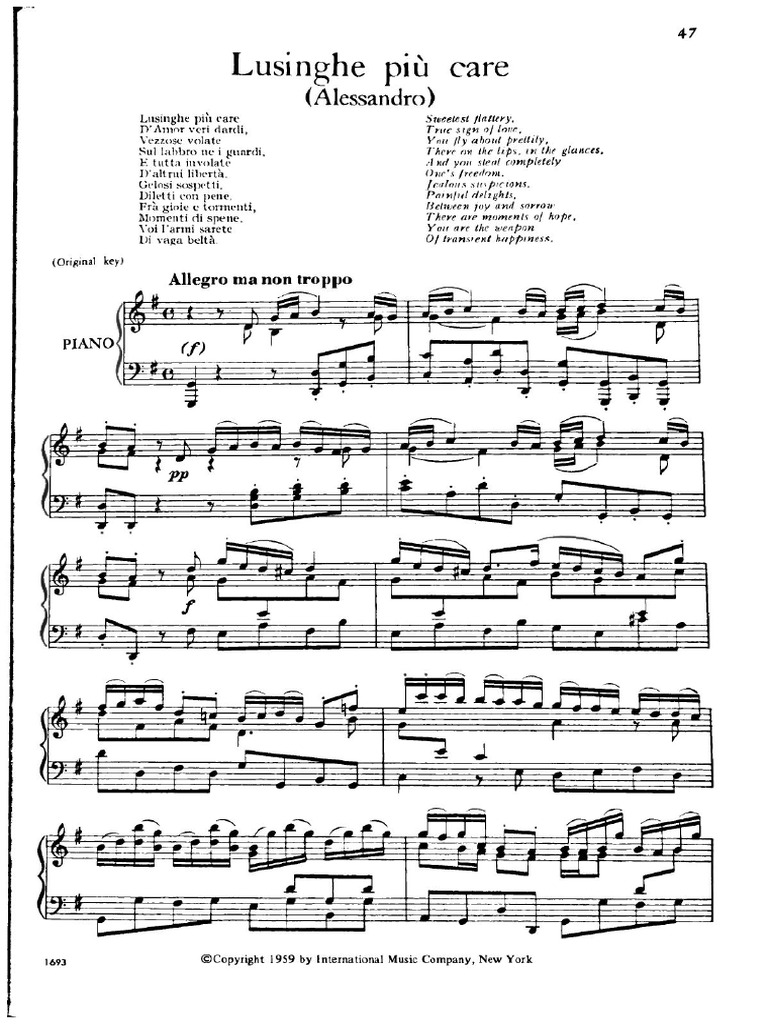 2 Handel - Lusinghe Più Care | PDF