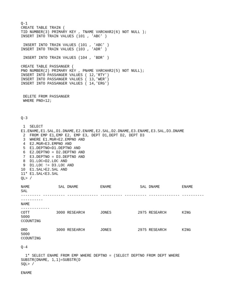 SQL Database Queries Guide | PDF