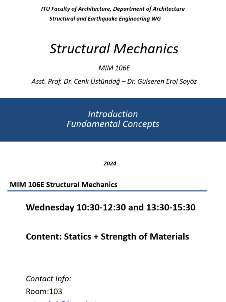 Structural Mechanics | PDF | Force | Newton's Laws Of Motion