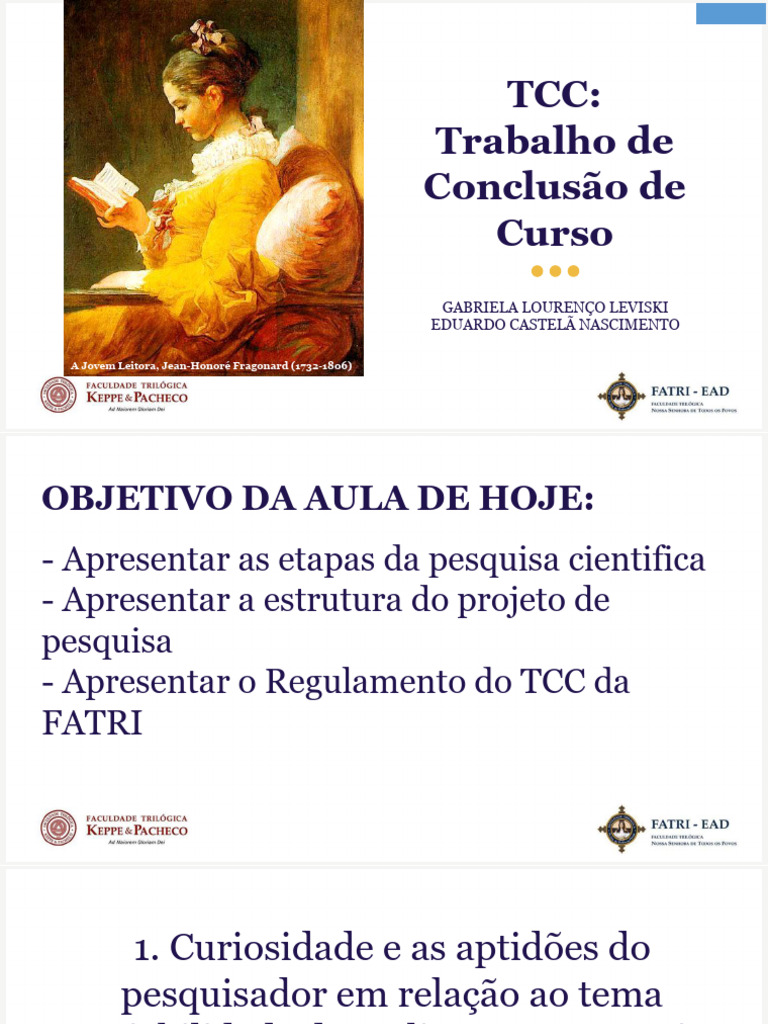 TCC Aula 2 - v.1 | PDF | Science | Método científico