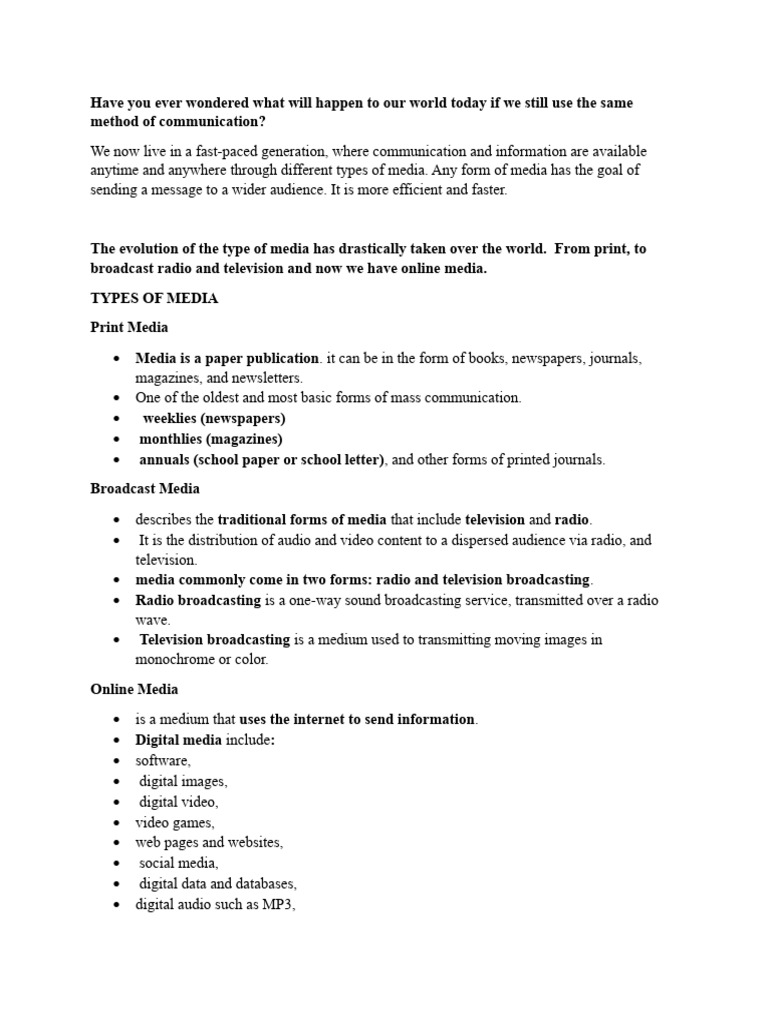 Mil Module 4 | PDF | Mass Media | Media (Communication)