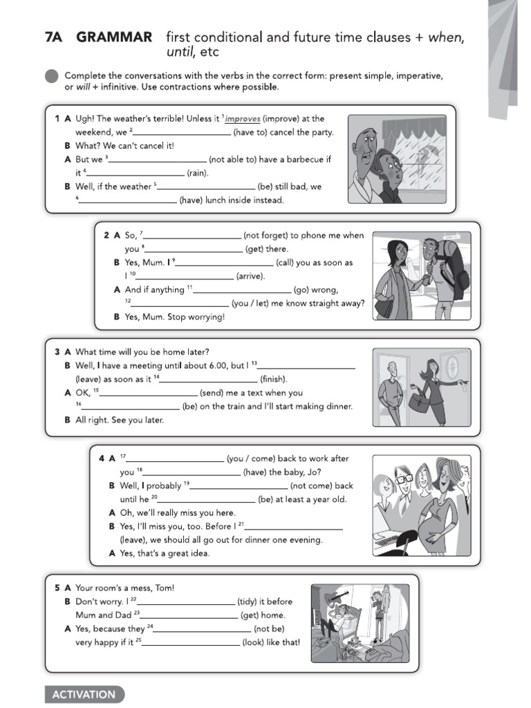 7A Grammar First Conditional | PDF