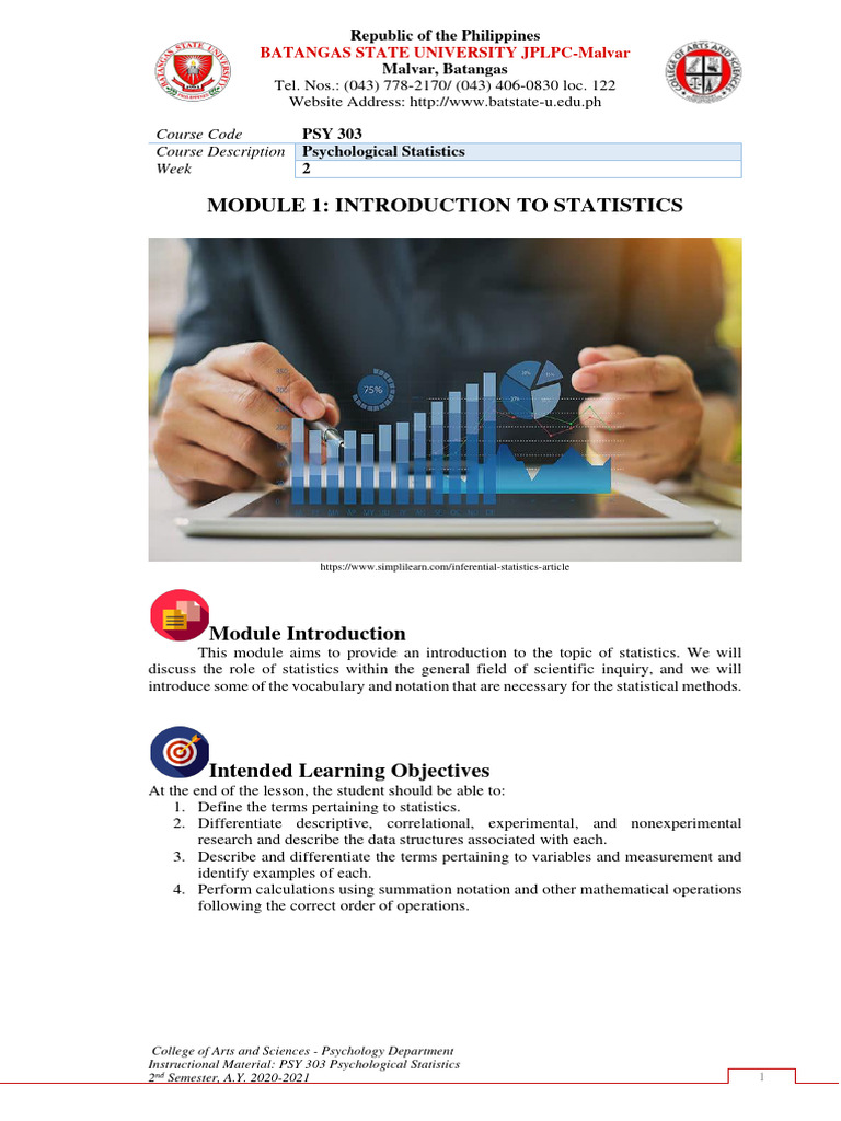 Introduction to Statistics | PDF | Statistics | Level Of Measurement