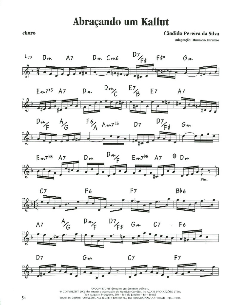 ABRAÇANDO UM KALUT (CANDINHO) - DM | PDF