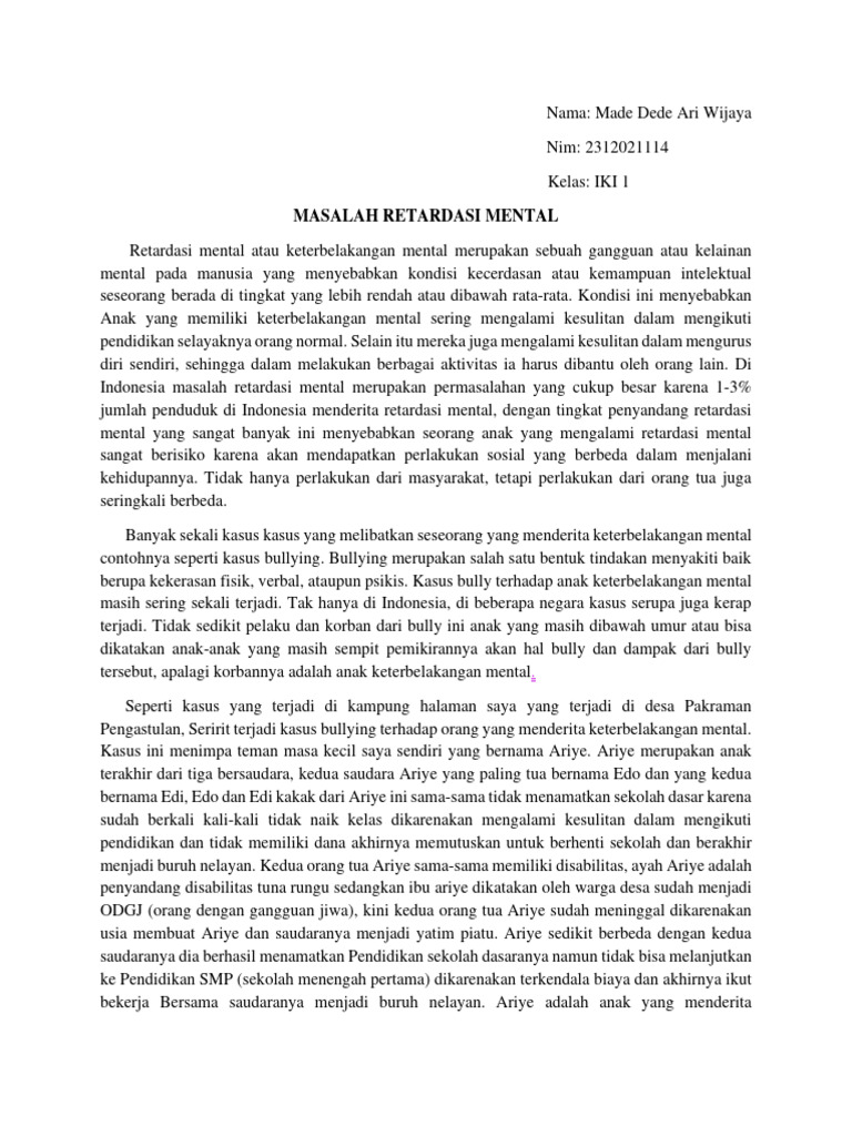 Tugas UTS PPD - IKI 1 - Made Dede Ari Wijaya | PDF