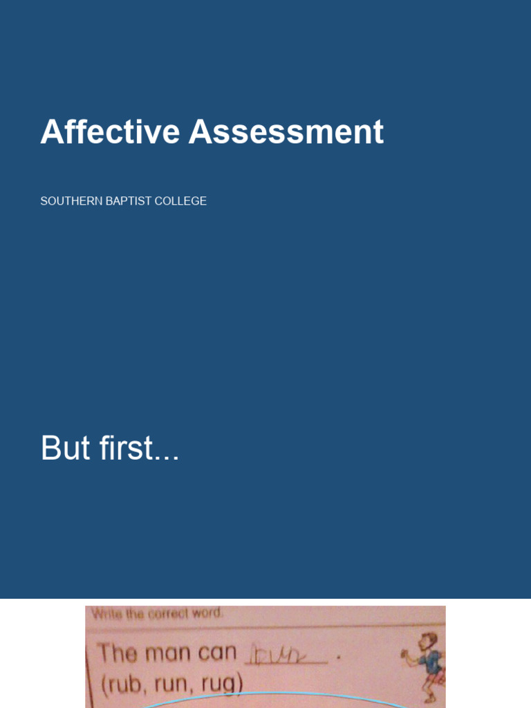 affectiveassessment-2 | PDF | Educational Assessment | Affect (Psychology)