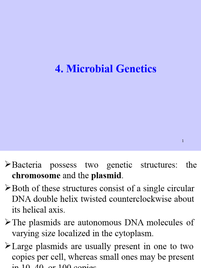 Microbial Genetics Overview | PDF | Bacteriophage | Molecular Cloning