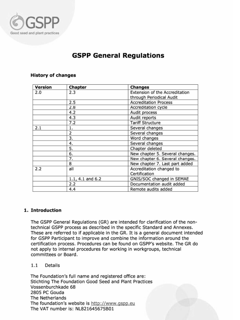 GSPP General Regulations V2ocr | PDF