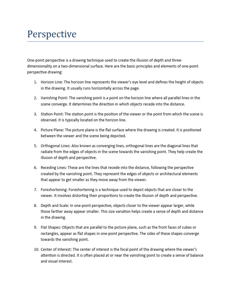 Perspective | PDF