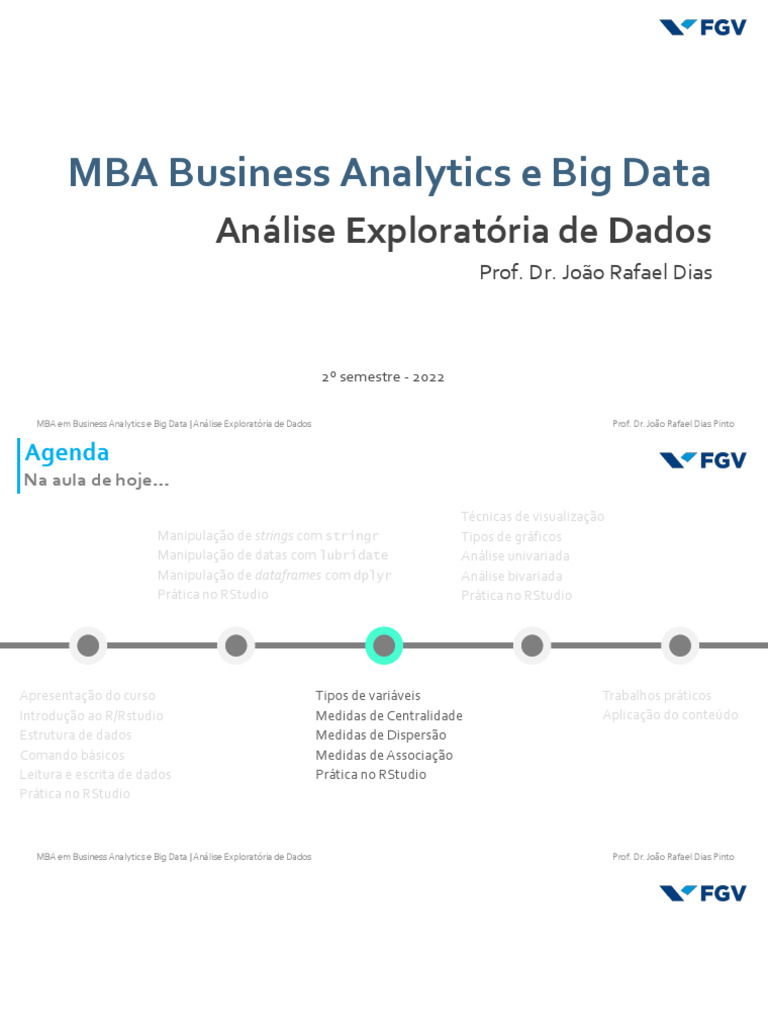 AULA03 Estatistica Descritiva | PDF | Desvio padrão | Dispersão estatística