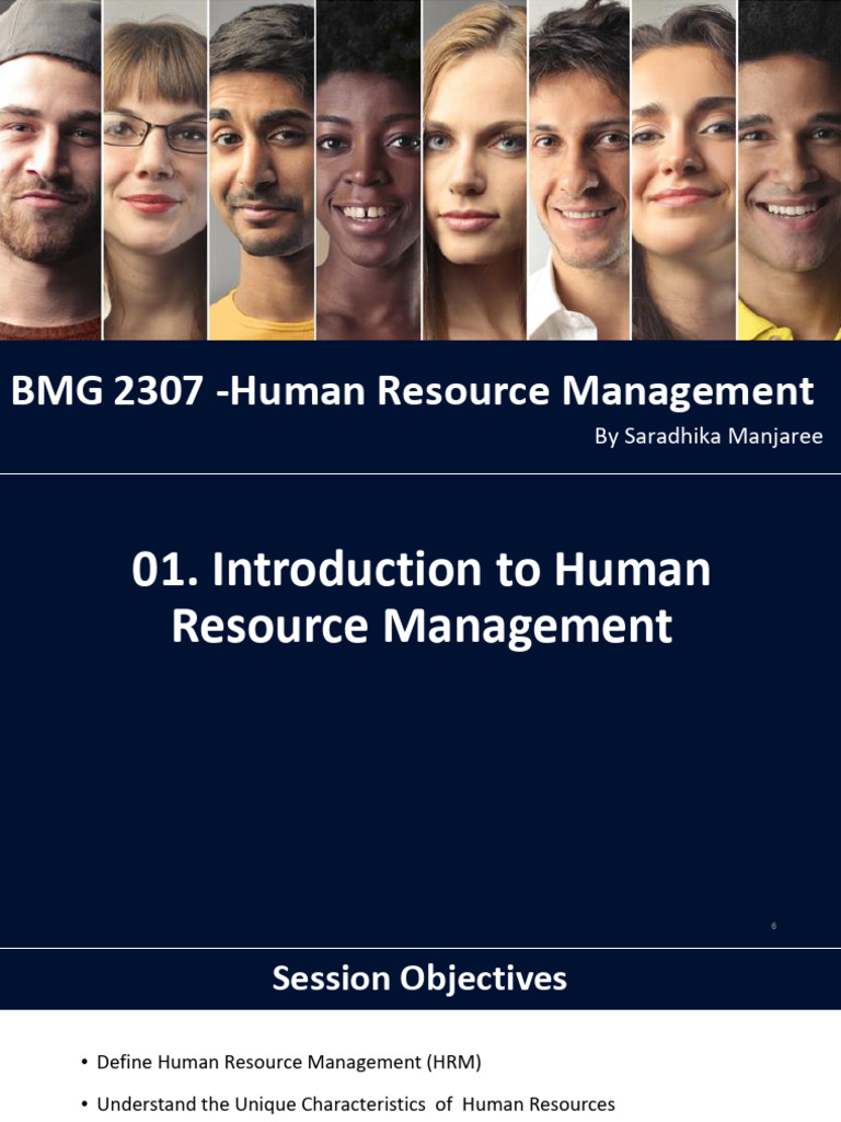 01 Introduction To Human Resource Management-Merged | PDF | Human ...