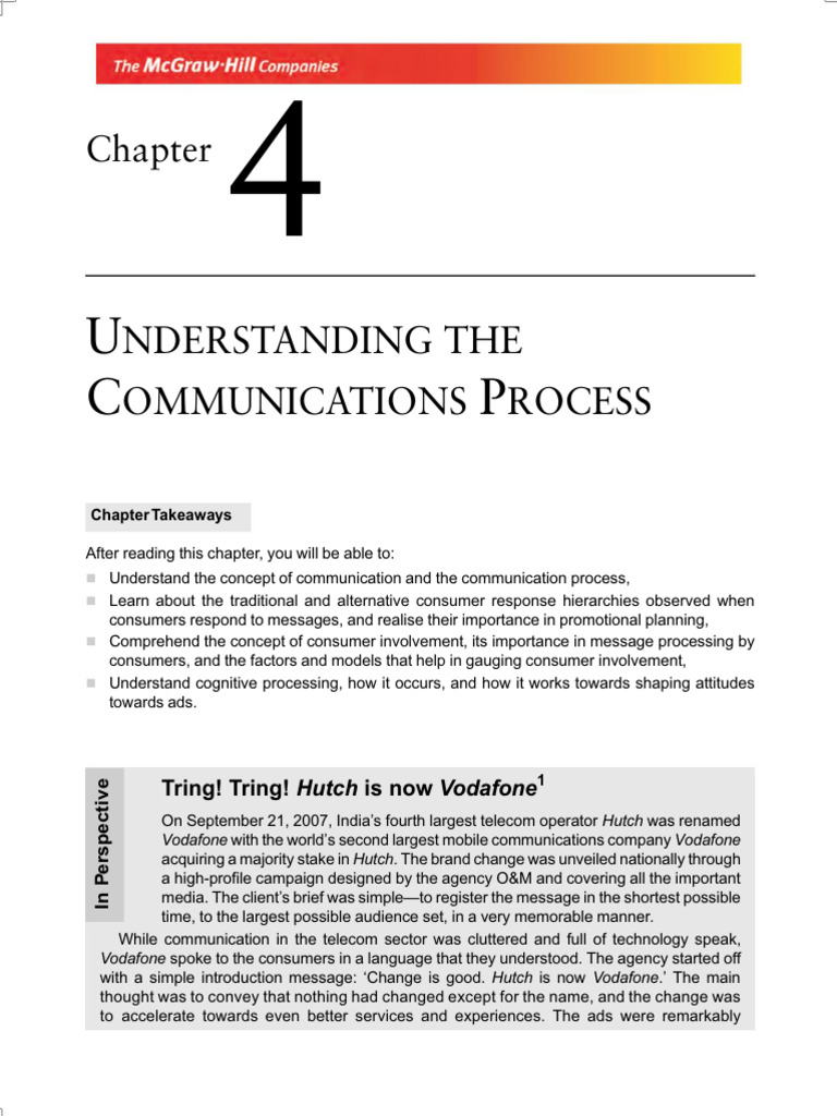 Chapter 4 (UNDERSTANDING THE COMMUNICATION PROCESS) | PDF | Advertising ...