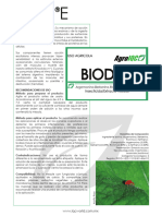 Insecticida BIODI®e: Uso y Recomendaciones | PDF | Salud y bienestar