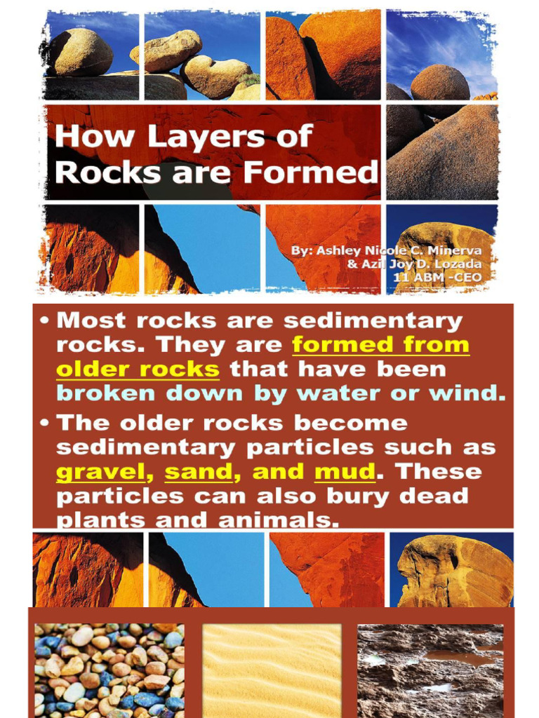 (Science) Formation of Rock Layers | PDF