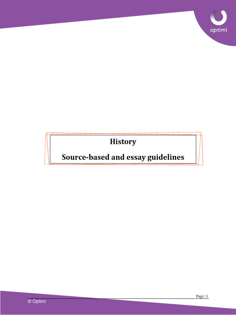 Source Based and Essay Questions Guidelines | PDF | Cold War | Communism