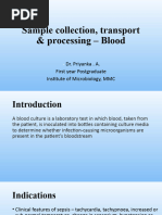 Blood Culture Collection Best Practices | PDF | Blood | Hematology