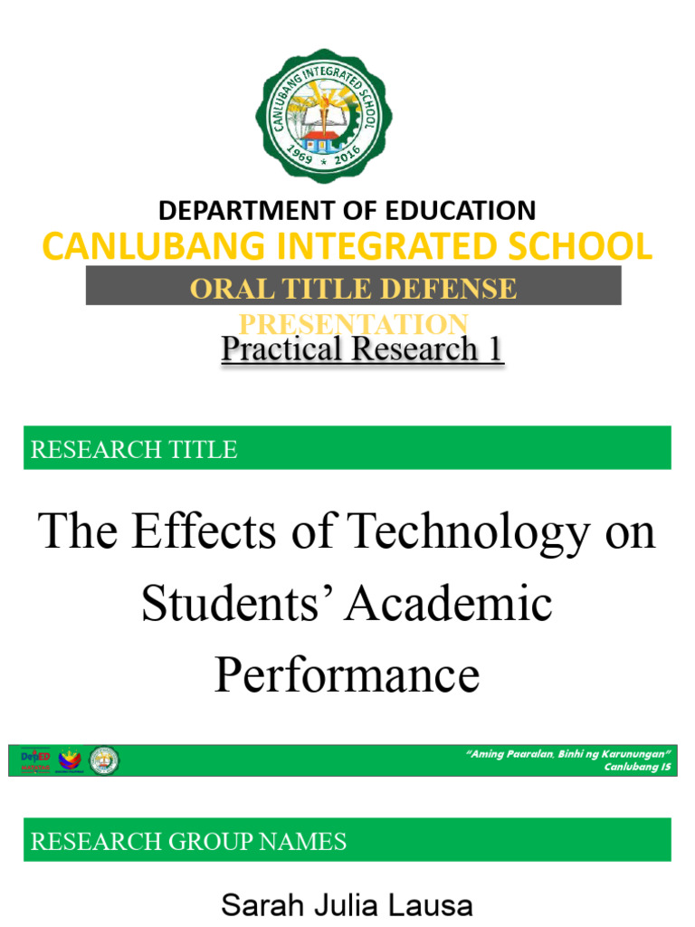 PR1 Presentation | PDF | Educational Technology | Theory