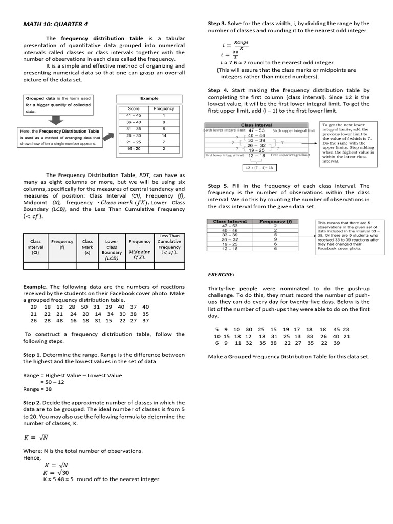 Math 10: Quarter 4 | Download Free PDF | Mathematics