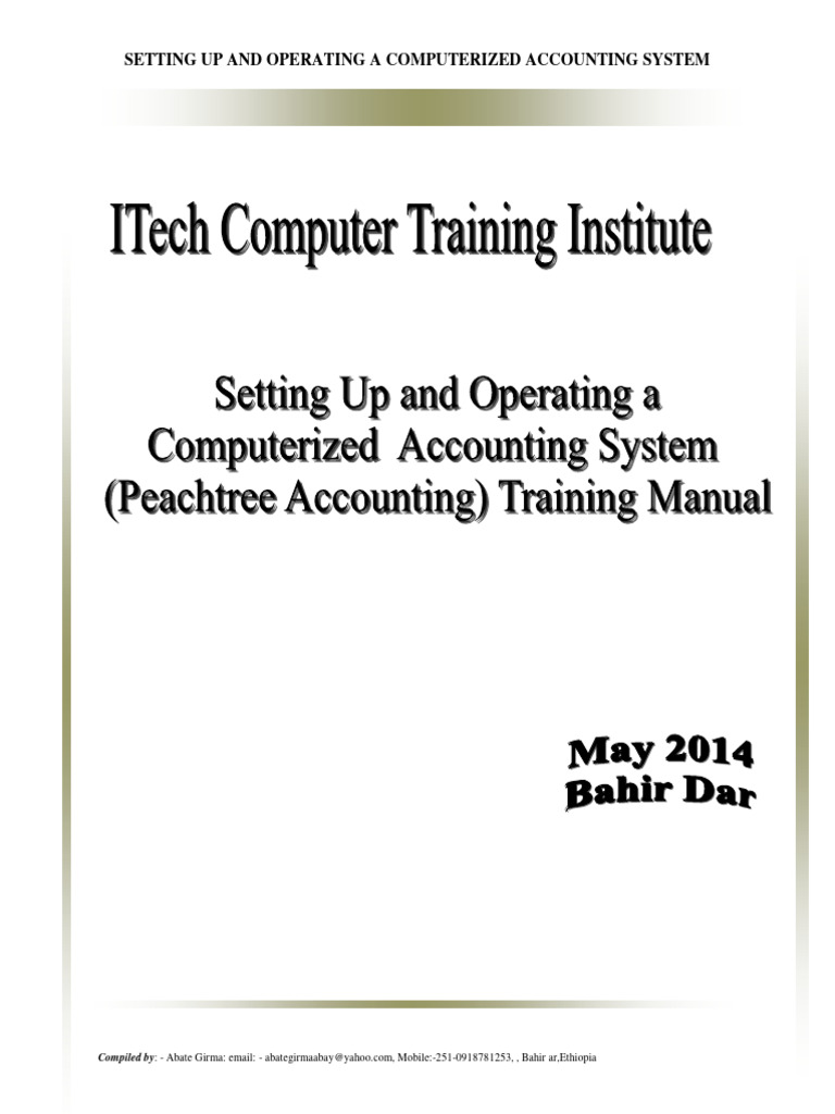 Peachtree Handout Training Manual Final Peachtree 2007 Final of | PDF ... Peachtree Handout Training Manual Final Peachtree 2007 Final of | PDF ...