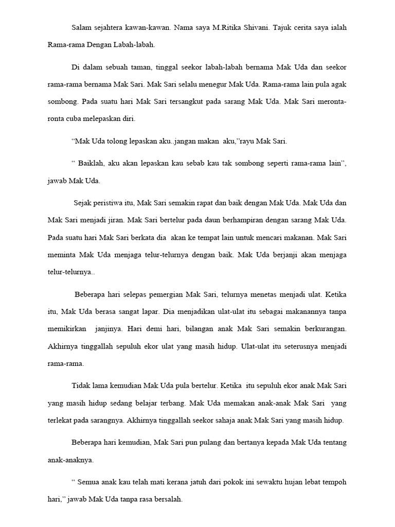 Rama-Rama Dengan Labah-Labah 2 | PDF