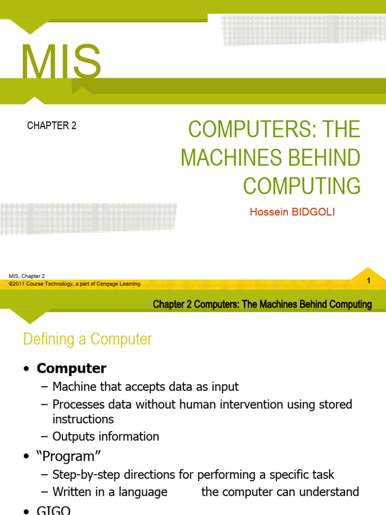 bidgoli-ch2 | PDF | Computer Data Storage | Computer Memory