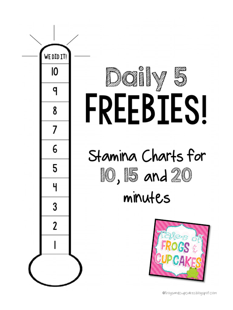 Stamina Charts for Reading & Writing | PDF