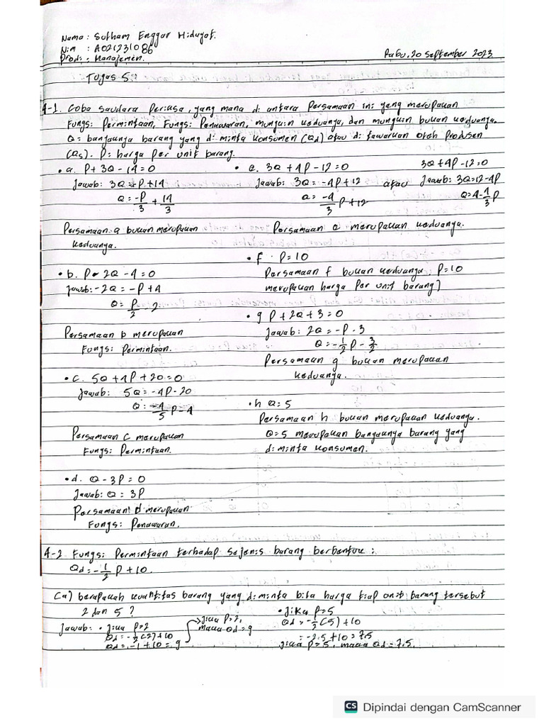 A021231086 - Sulham Enggar Hidayat Tugas 5 | PDF