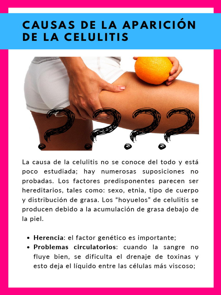 ¿Por Qué Aparece La Celulitis? PDF | PDF