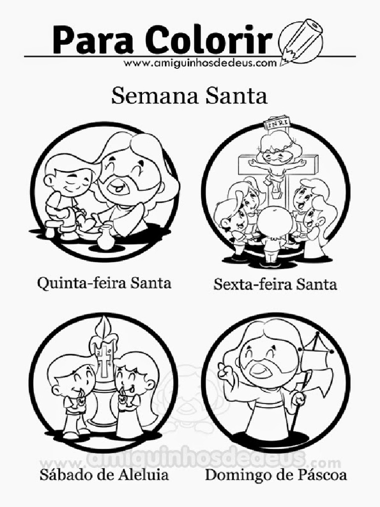 Semana Santa Colorir | PDF