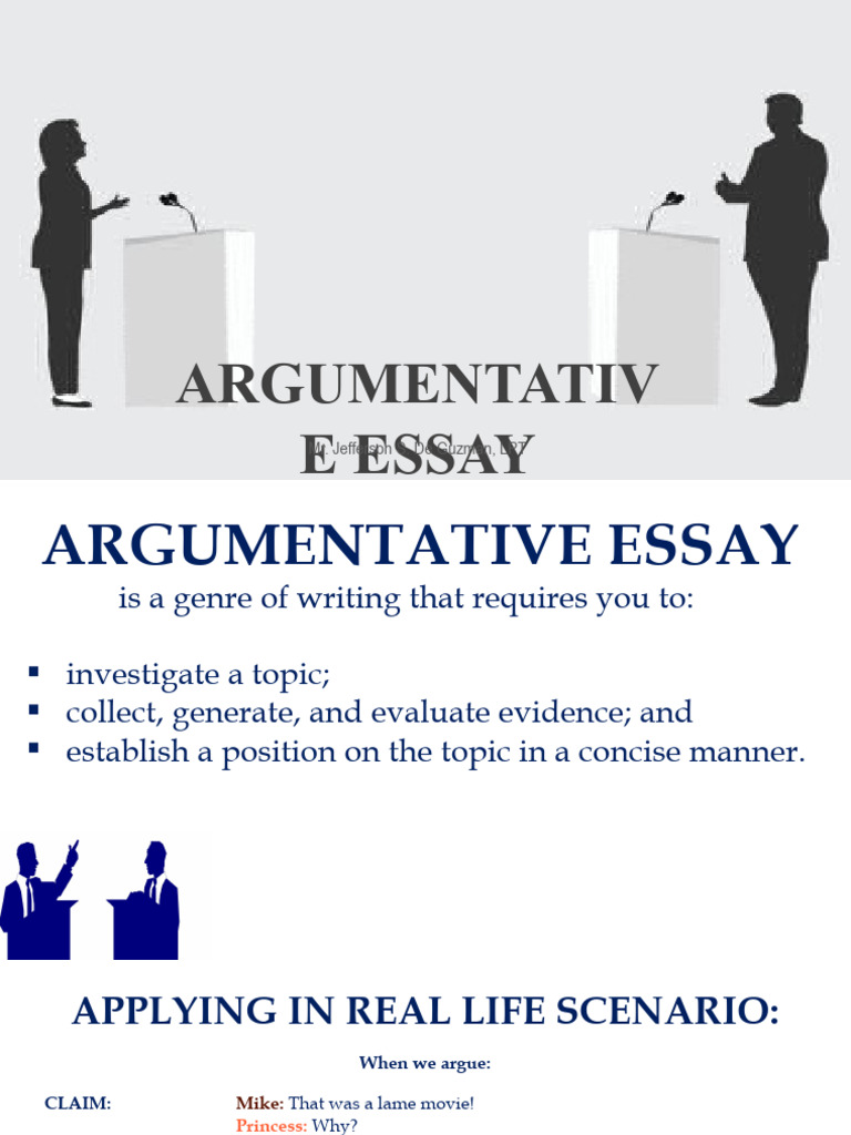 Lesson 7 Engl 10 | PDF | Argument | Persuasion