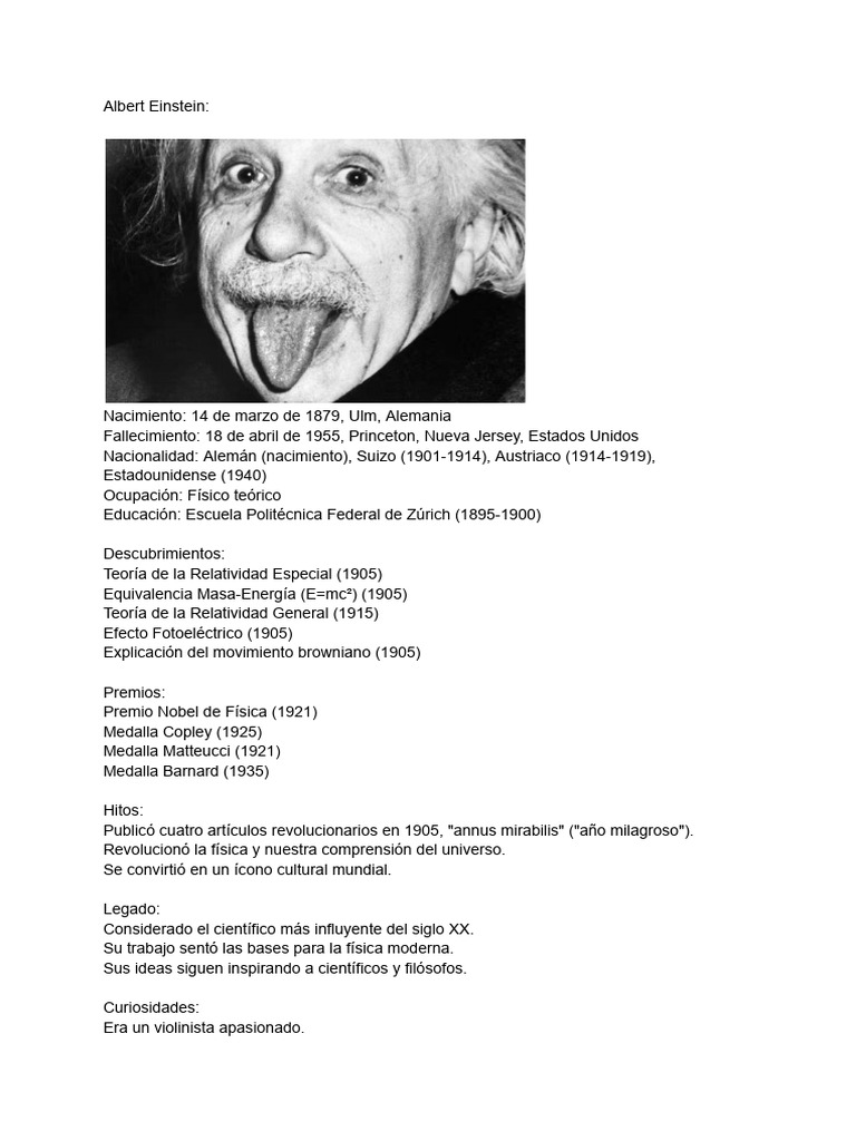 Albert Einstein | PDF
