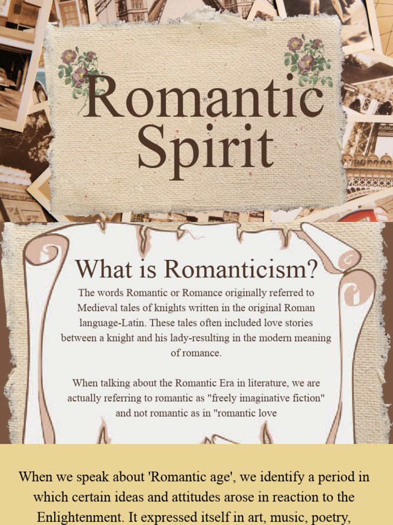 Beige Brown Vintage Group Project Presentation - 20240319 - 201915 - 0000 | PDF | Romanticism ...
