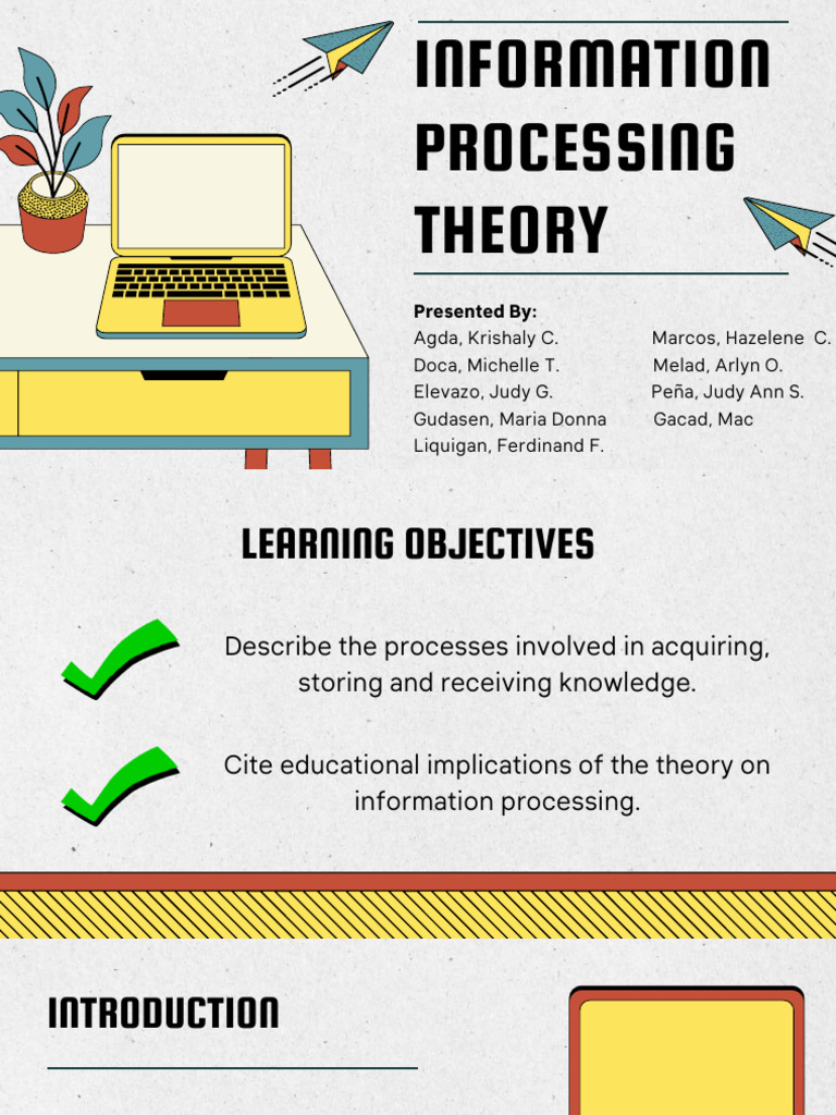 Information Processing Theory Compressed | PDF | Memory | Recall (Memory)