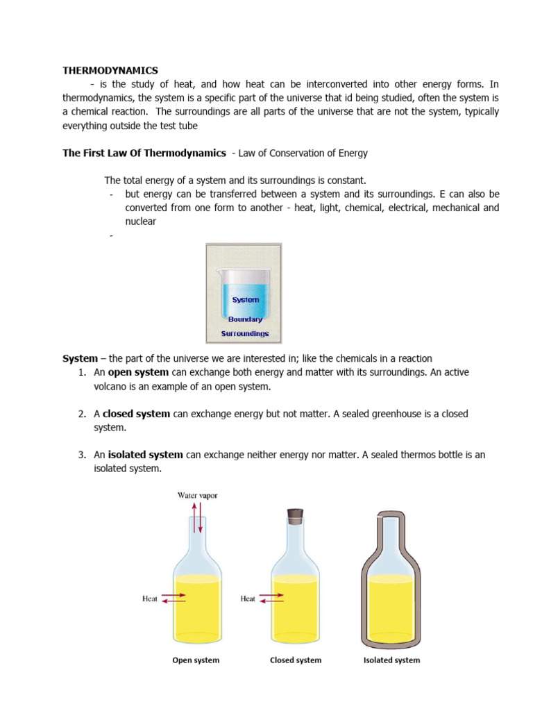 Thermodynamics for Chemistry Students | PDF | Gibbs Free Energy | Heat