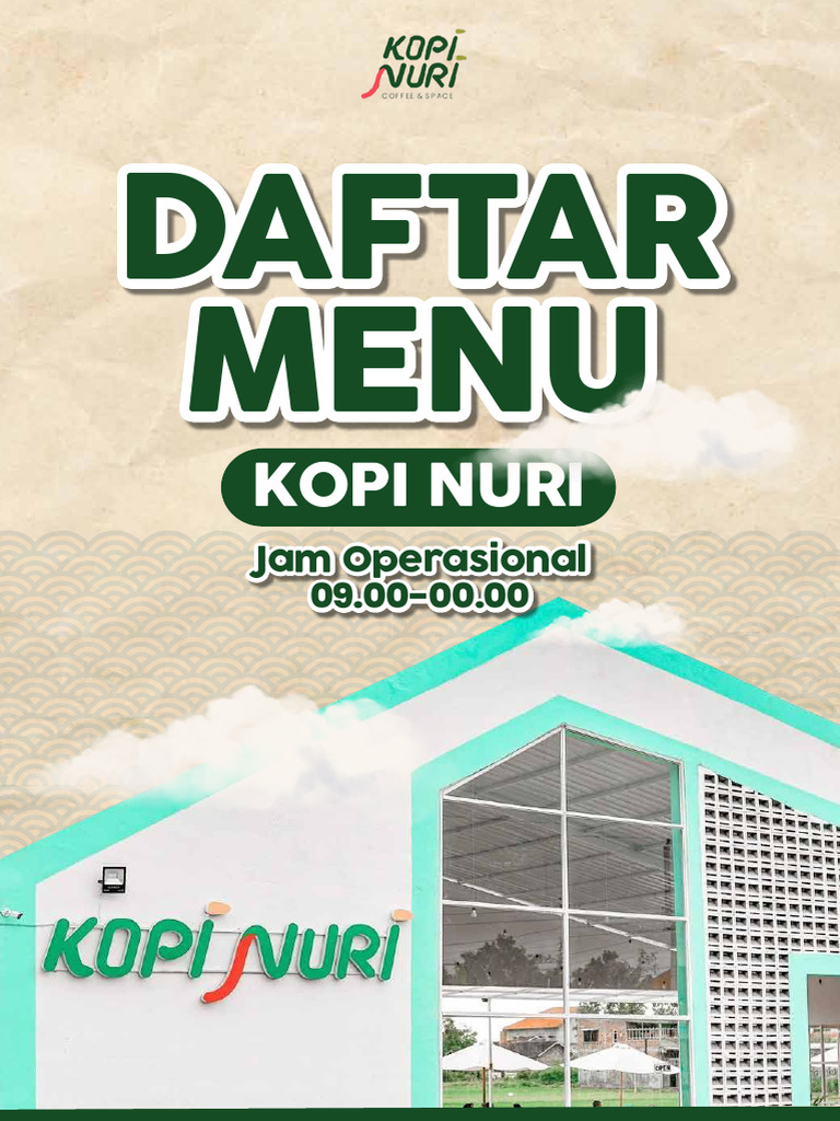 Kopi Nuri Menu Overview | PDF | Foods | Cuisine