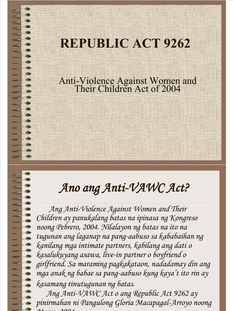 Dokumen - Tips - Anti Vawc Act Tagalog | PDF