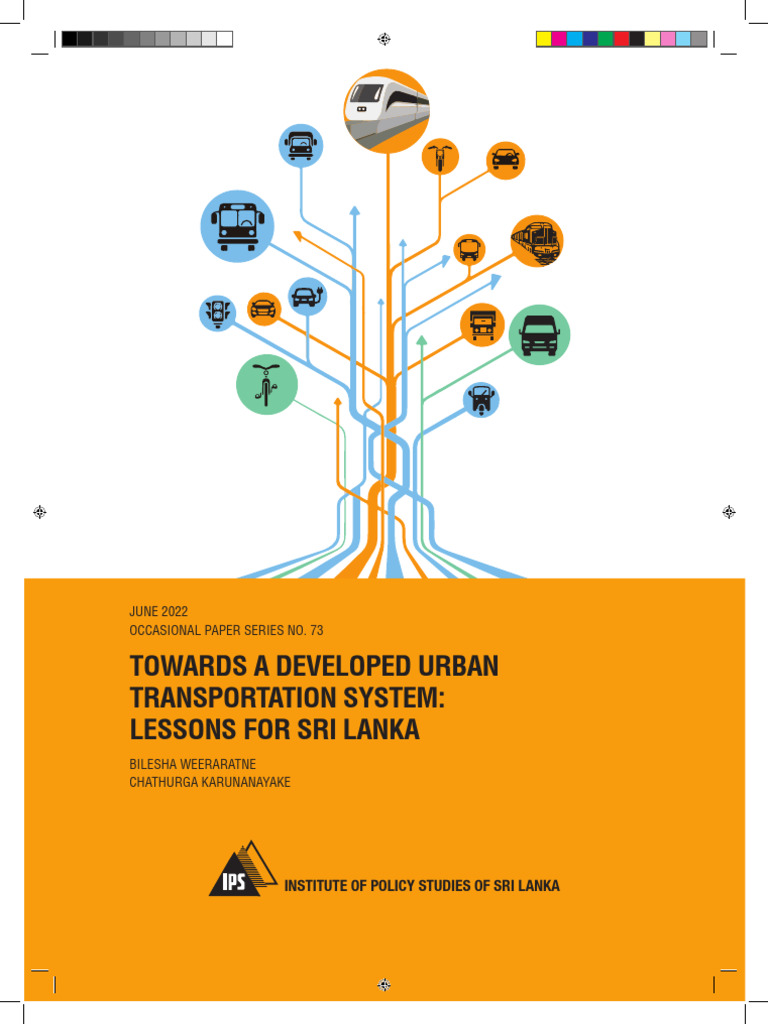 Towards A Developed Urban Transportation System Lessons For Sri Lanka E Book | PDF | Transport ...