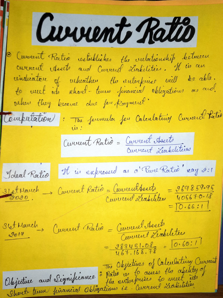 Ratios Project | PDF