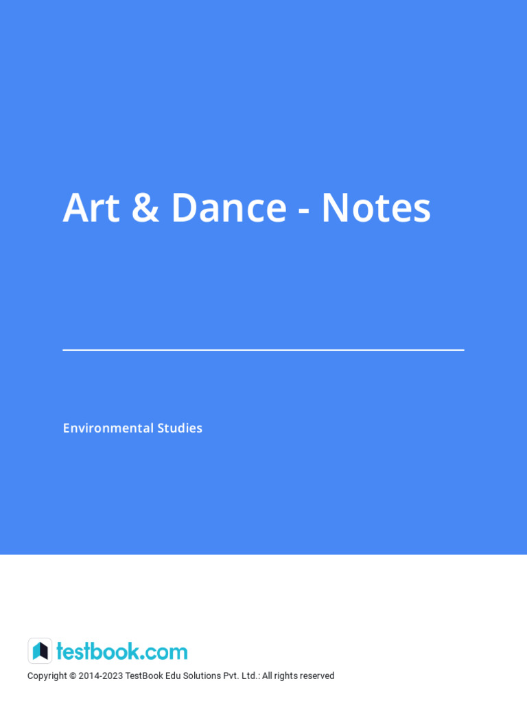 Art & Dance - Notes | PDF | Dances